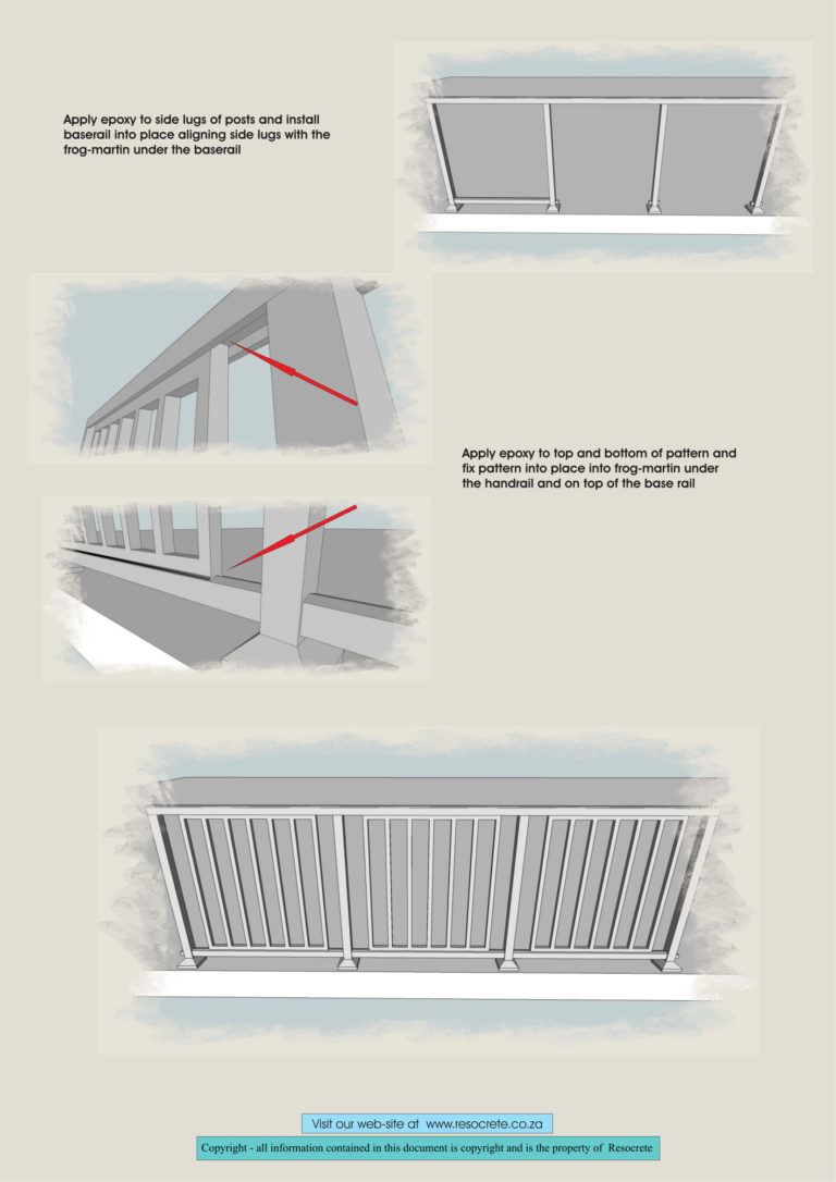 Balustrade Installation | Resocrete