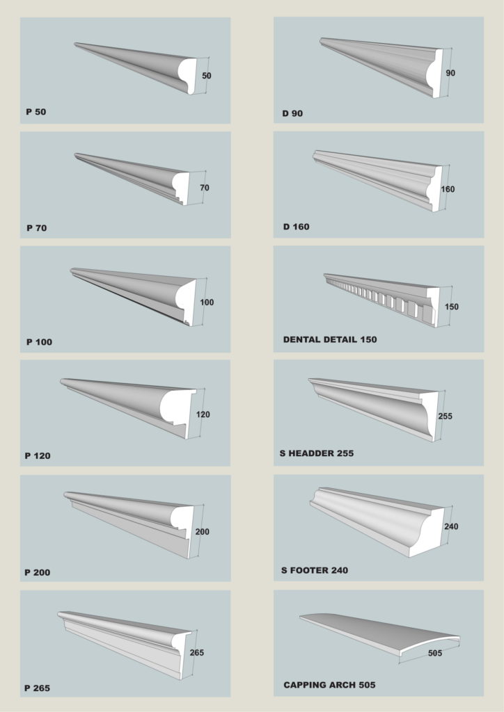 Mouldings - Resocrete